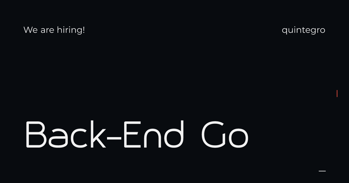 Back-End Go – Quintegro